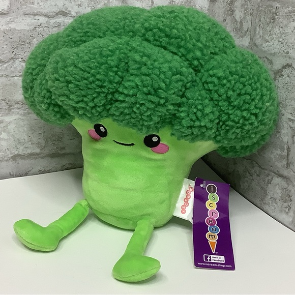 Iscream | Toys | Iscream Plush Broccoli Rare Htf Nwt Green Large ...